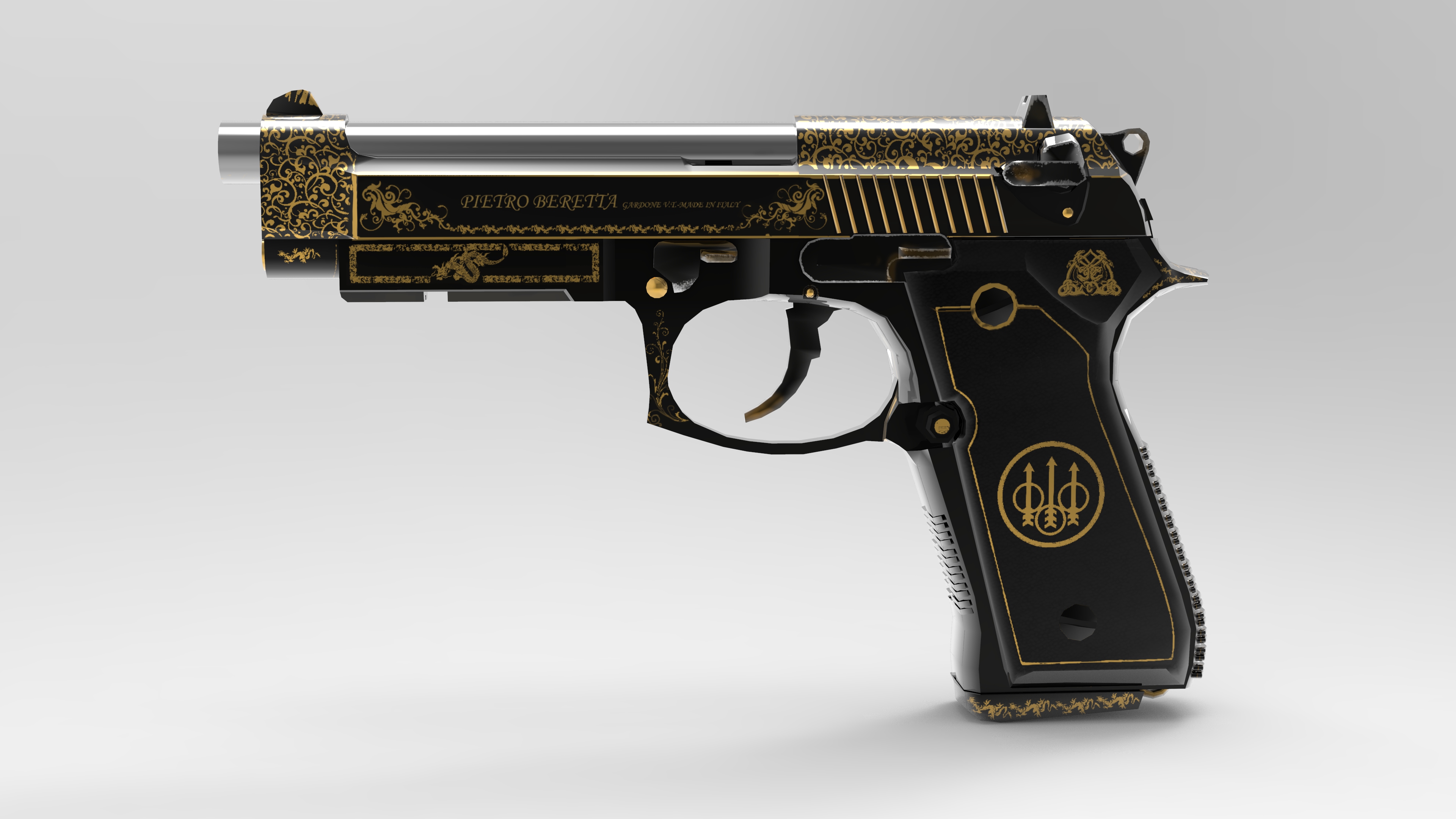 Steam Workshop::P90 | Golden