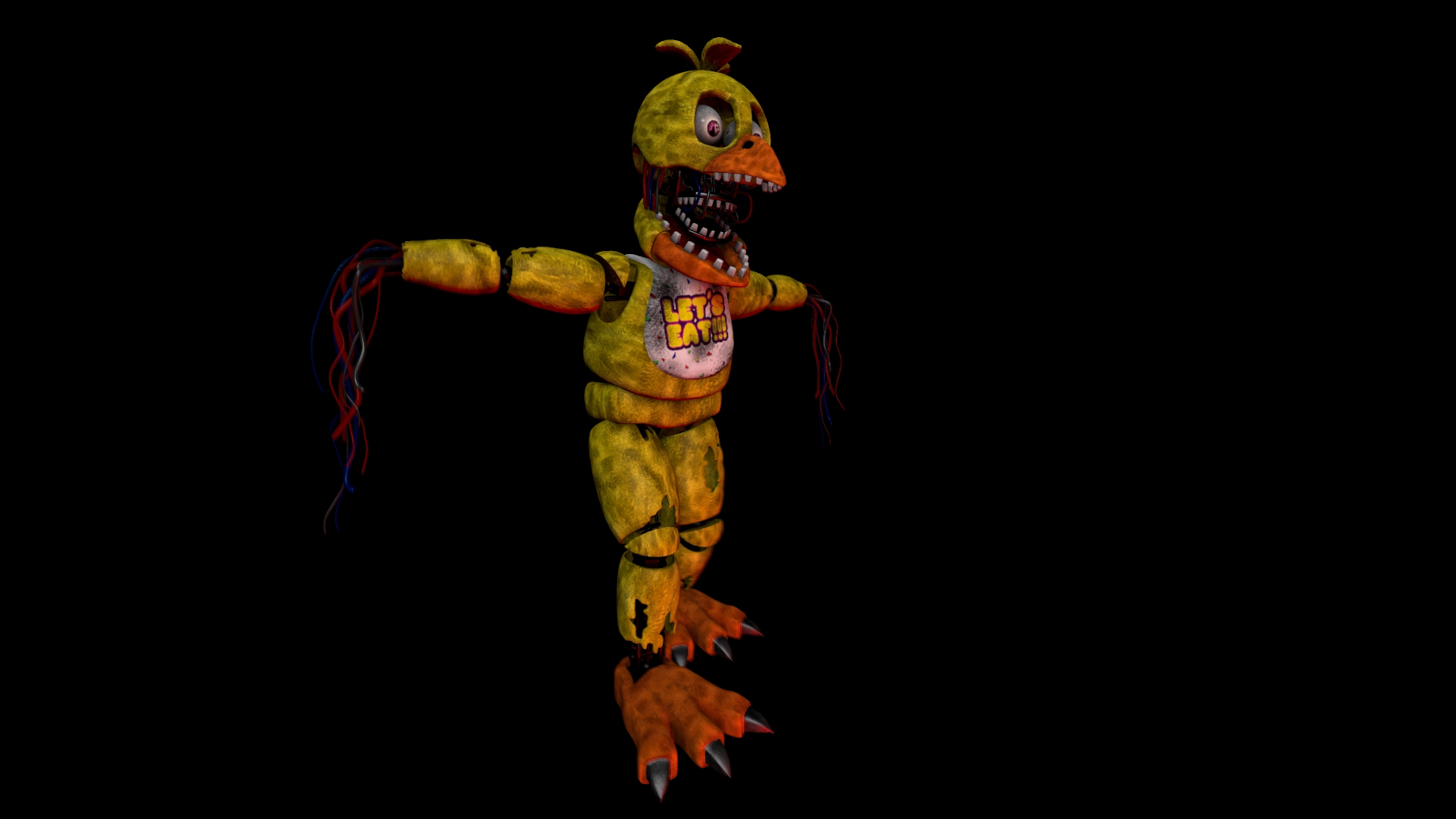 Steam Workshop::WITHERED CHICA WALK by Glexon