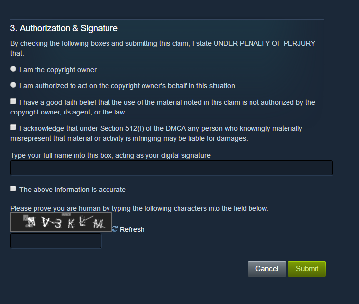 Steam Community :: Guide :: How To File a DMCA Complaint