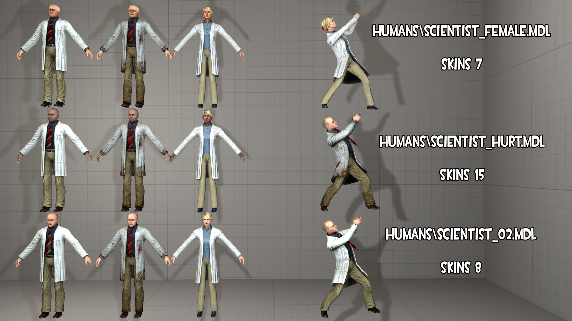 Steam Workshop::[BLACK MESA] Scientists