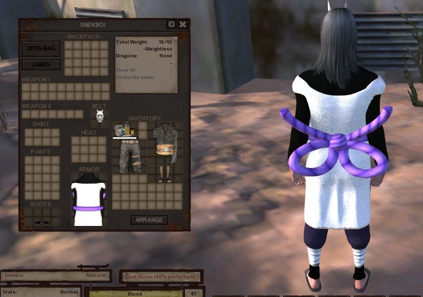 Steam Workshop::OROCHIMARU (Rope Belt tunic)