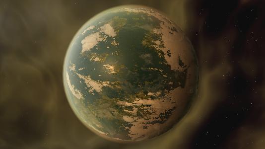 Steam Workshop::Beautiful tidally locked planet with life orbiting red ...