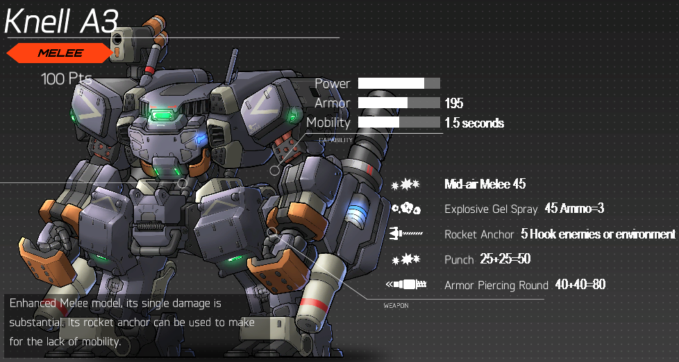 MP mech stats – Steam Solo