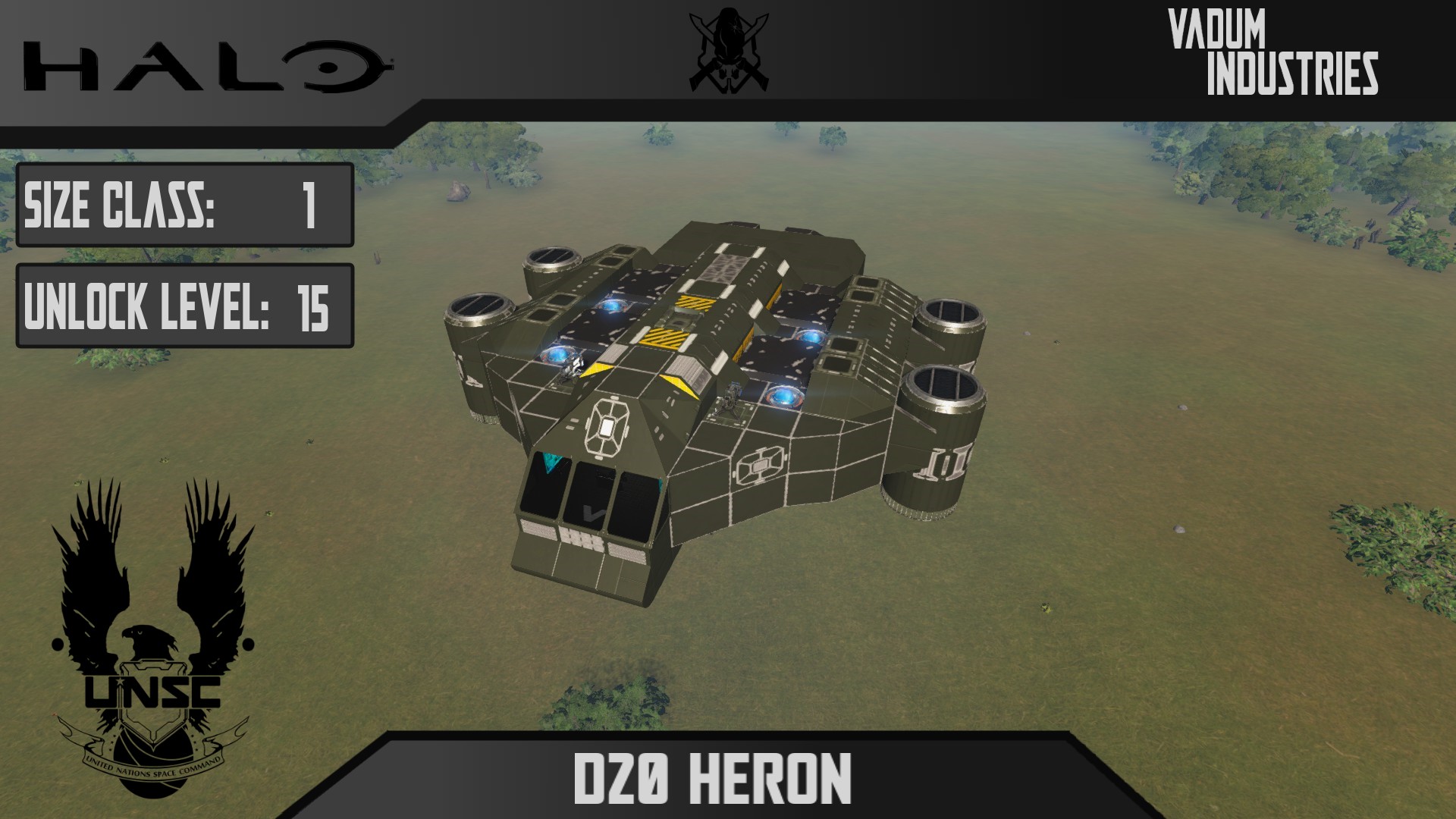 Steam Workshop::[Halo] UNSC D20 Heron