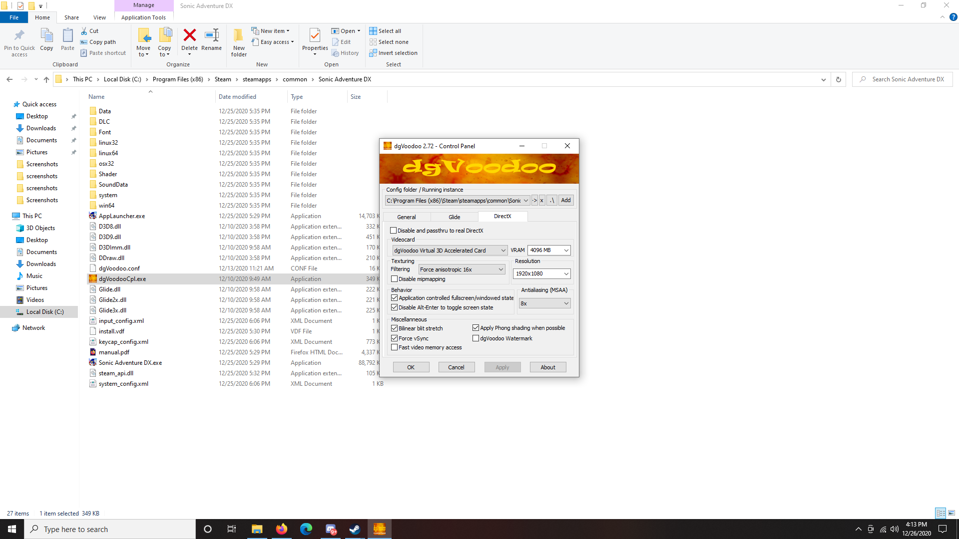 Howto Play on Win10 without Modding Game Data – Steam Solo Howto Play on Win10 without Modding Game Data – Steam Solo