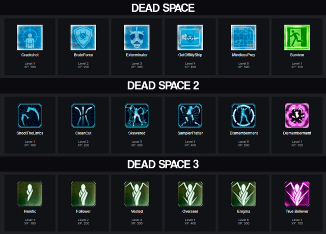 Steam Community :: :: dead space badges