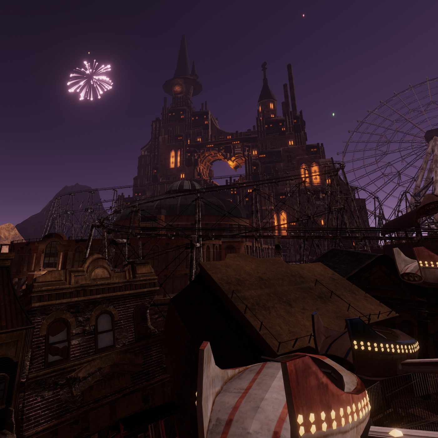 I explore the world of Nier Automata in VR! (Amusement Park, Desert ...