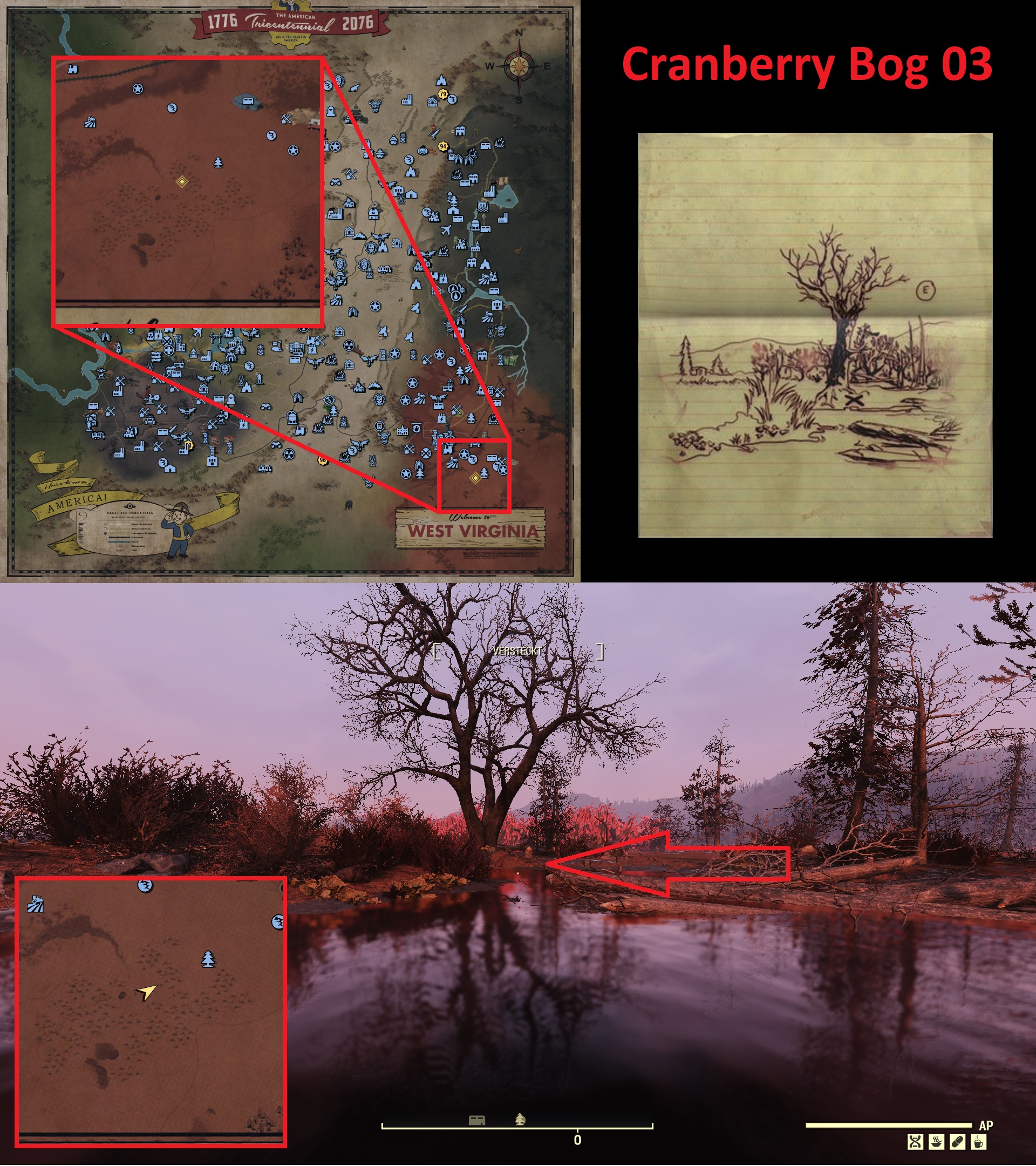 Steam Community :: Guide :: Blade2k9's Fallout 76 Treasure Map ...