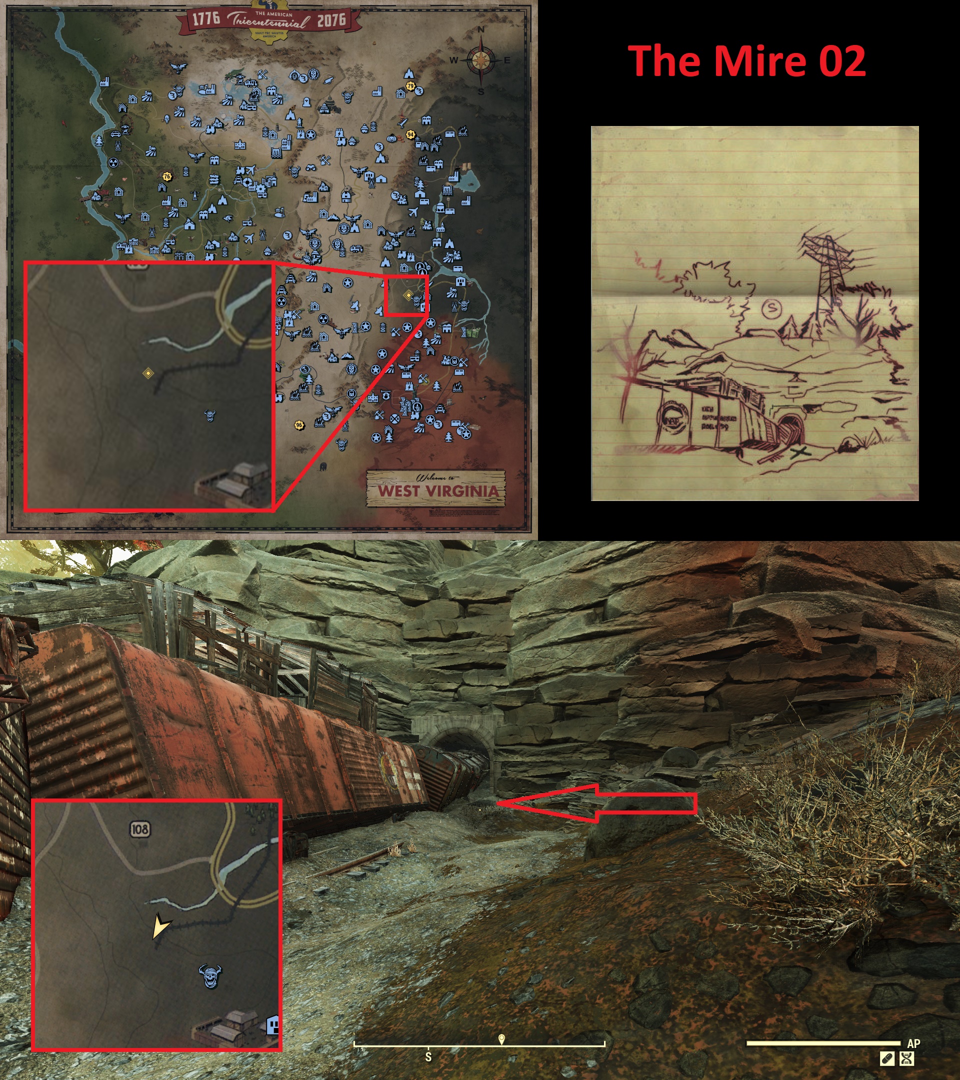 Steam Community :: Guide :: Blade2k9's Fallout 76 Treasure Map ...