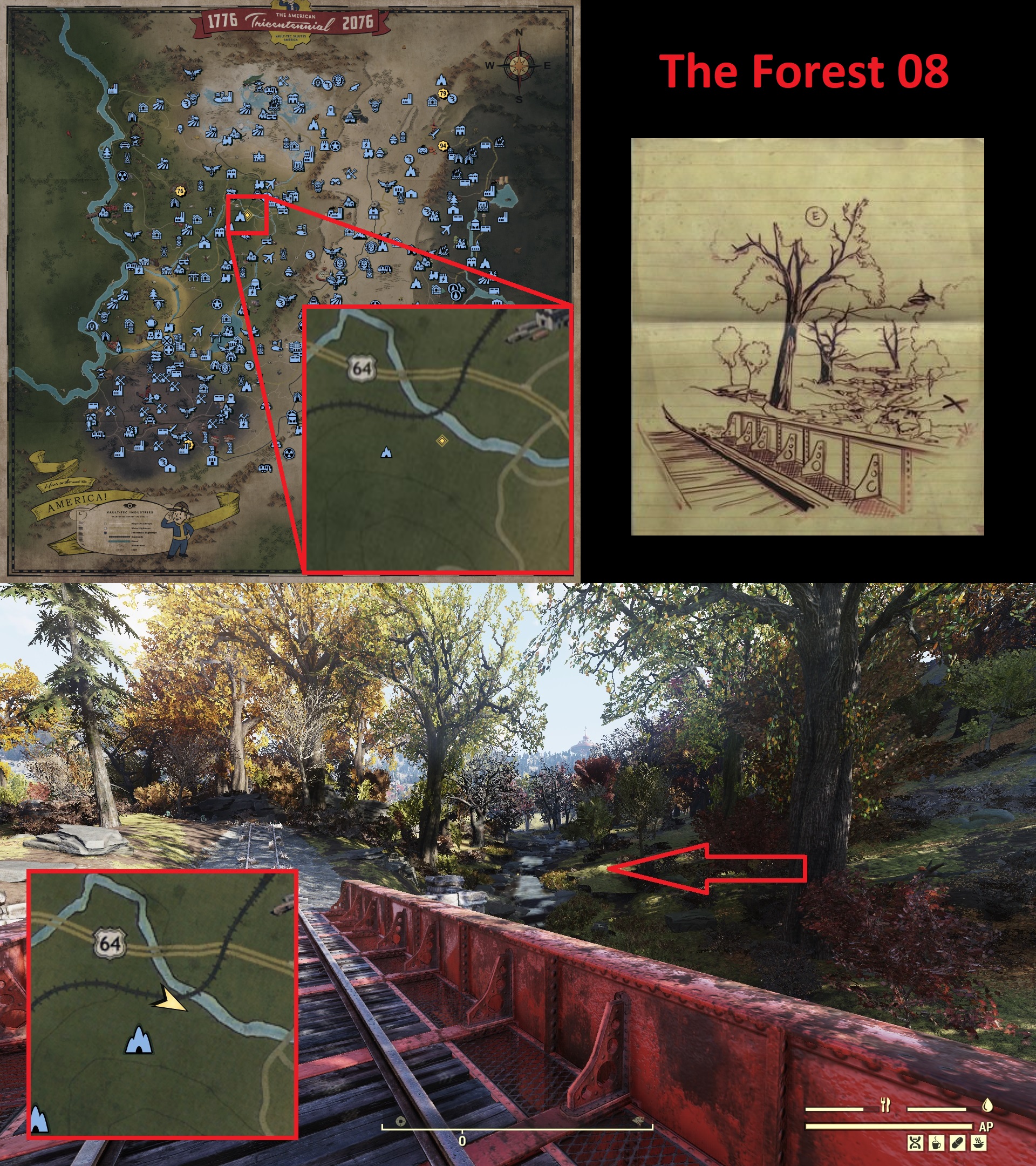 Steam Community :: Guide :: Blade2k9's Fallout 76 Treasure Map ...