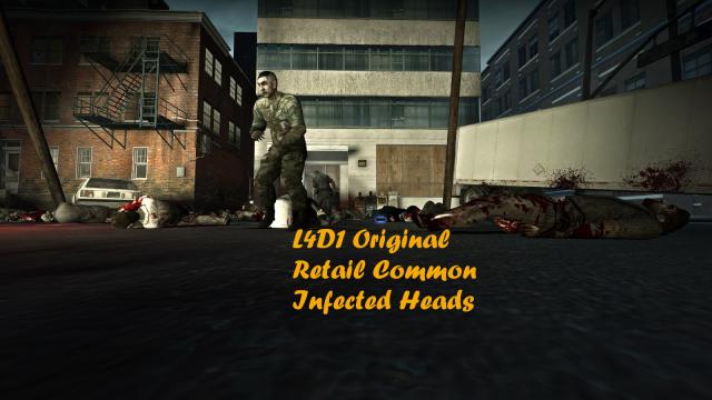Steam Workshop::L4D1 Original Retail Common Infected Heads