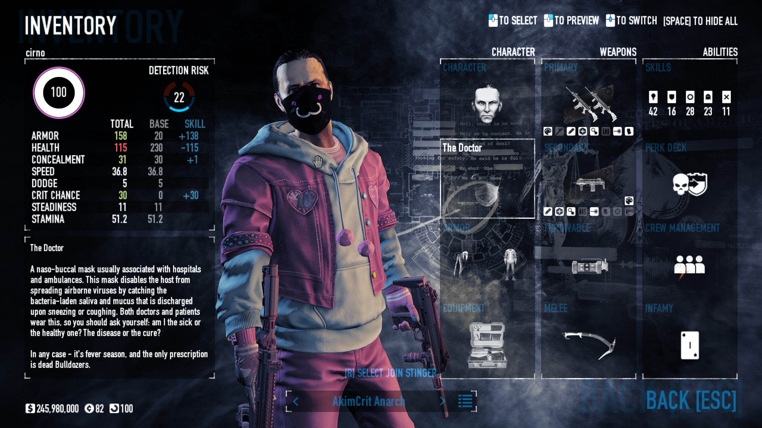 Steam Community :: Guide :: Anarchist SMG Build (Updated)