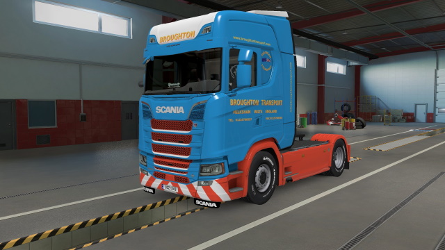 Steam Workshop::Broughton Transport Scania Pack