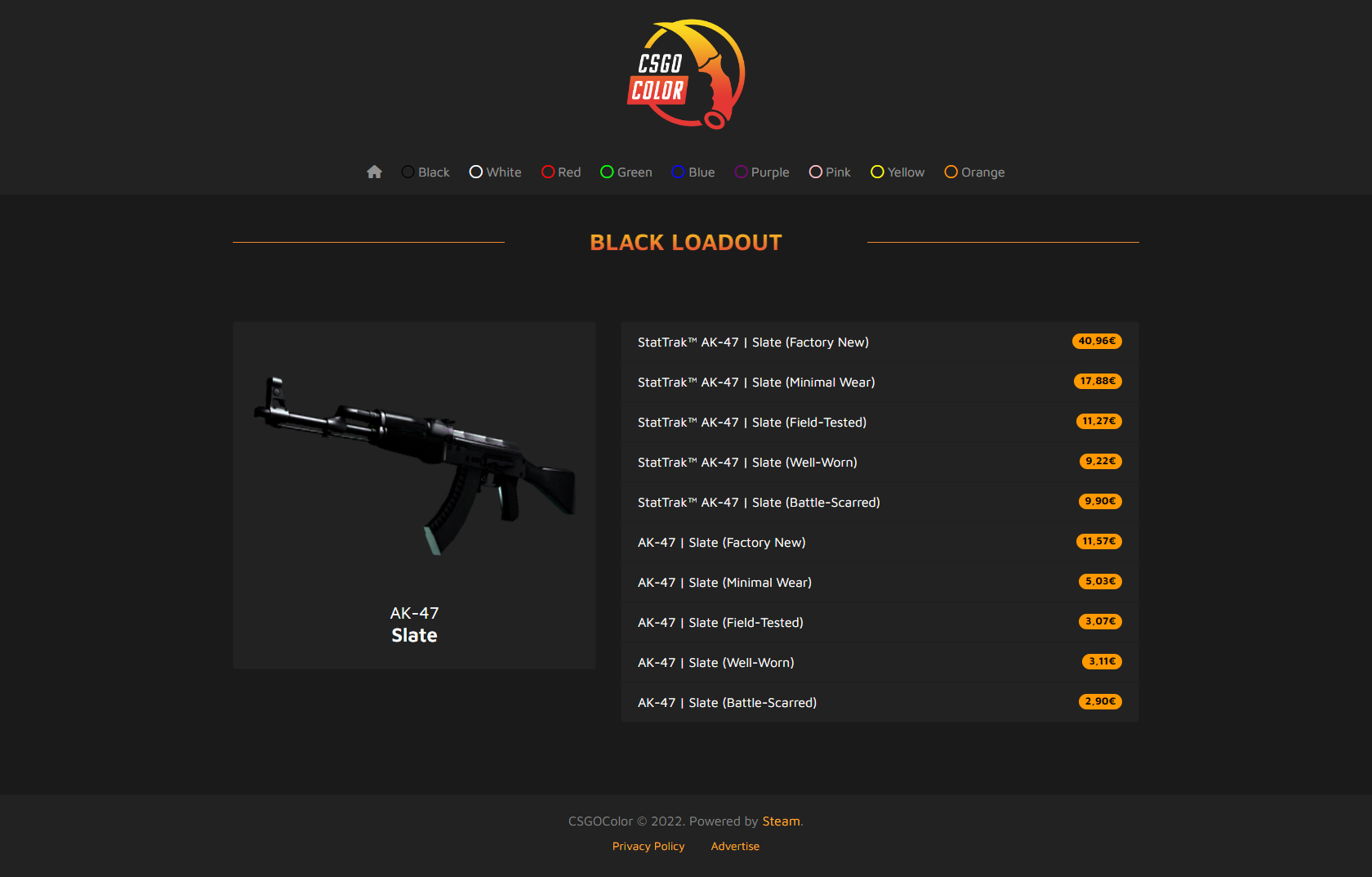 Steam Community :: Guide :: CSGO Color Loadouts