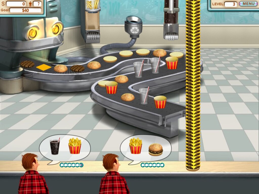 Burger shop game play online store