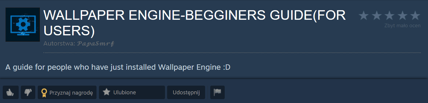 Steam Community :: Guide :: WALLPAPER ENGINE-BEGINERS GUIDE(FOR USERS)