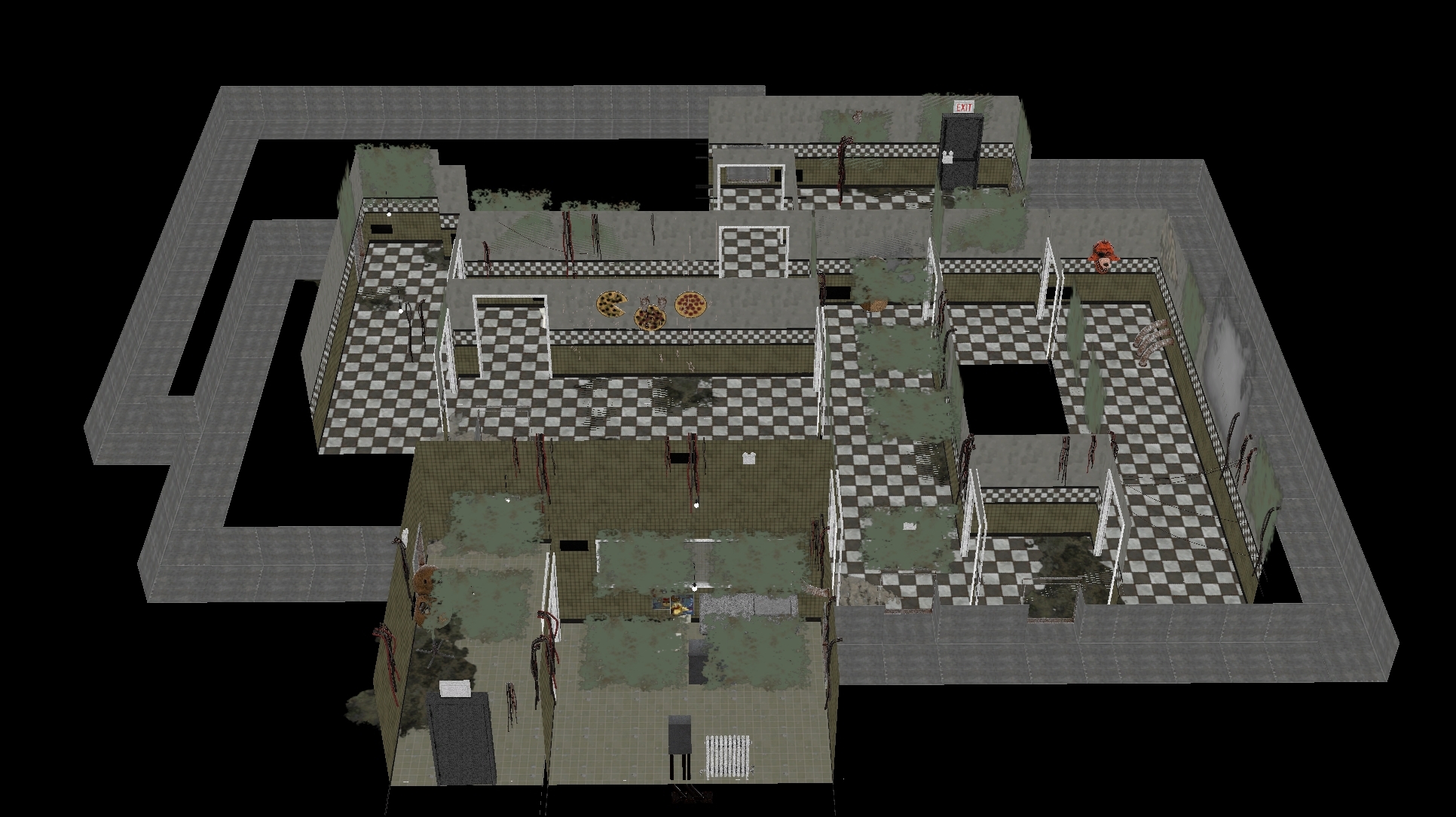 Fnaf 3 Hw Map - Download Free 3D model by skylajade69 [ebb1fe2] - Sketchfab
