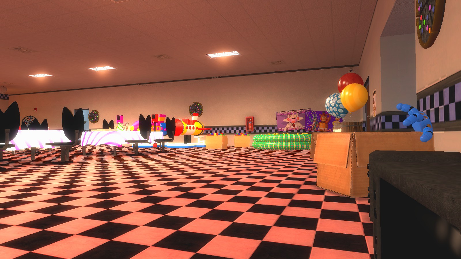 Steam Workshop::[FNaF GMOD] Fredbear's family diner Map