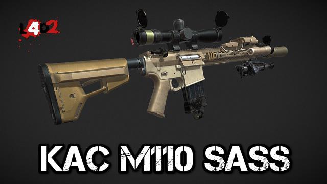 Steam Workshop::RE8 Village KAC M110K1 SASS Suppressed (Military Sniper)