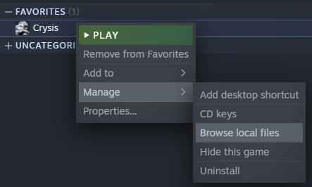 Steam Community :: Guide :: Play Crysis on Steam as it was meant to be ...
