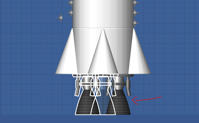 Spaceflight Simulator How To Clip Multiple Engines Together without Turning On Clipping Only 