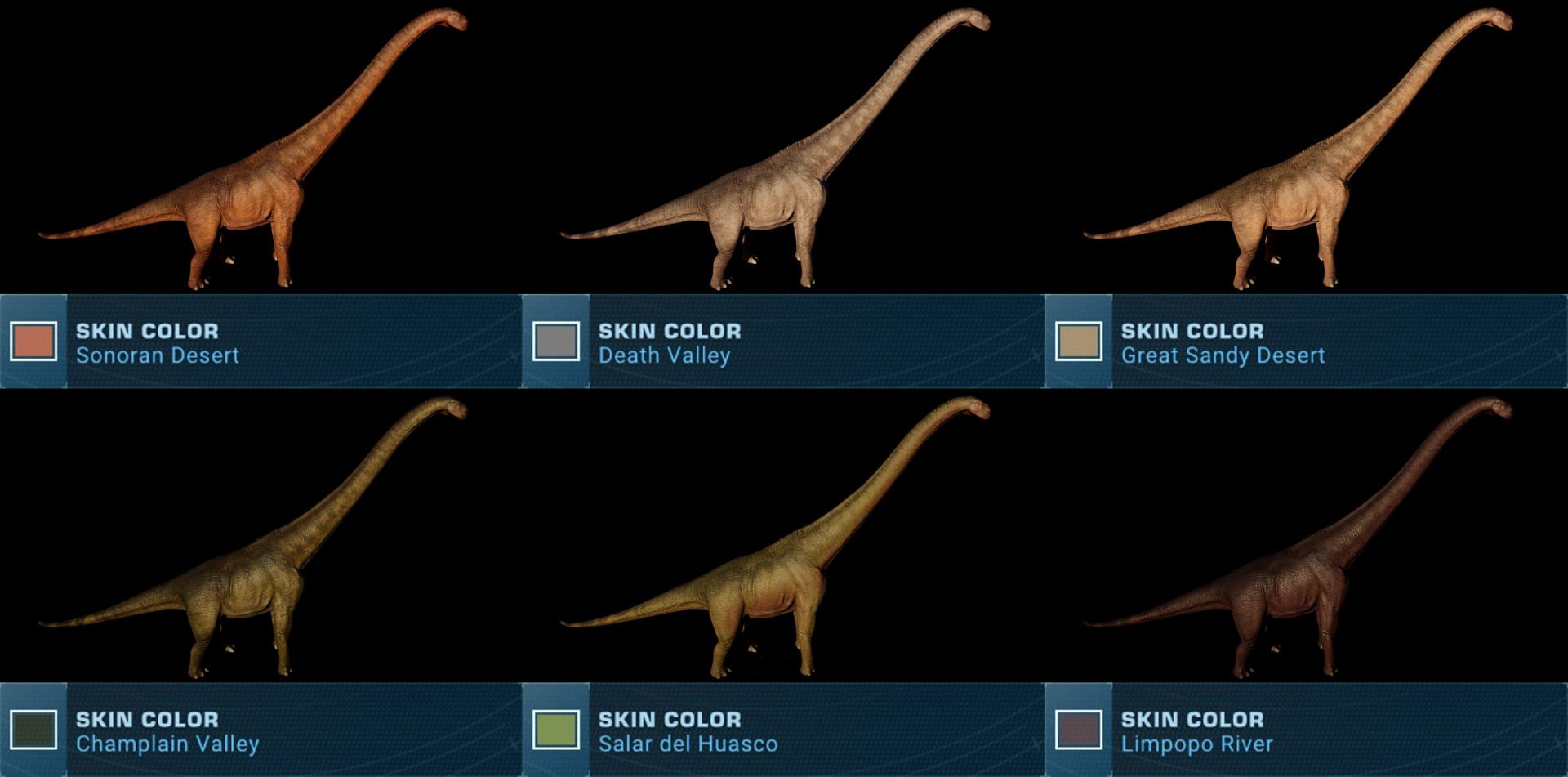 Steam Community :: Guide :: Ultimate Herbivore Skin Guide for JWE2 (A-L)