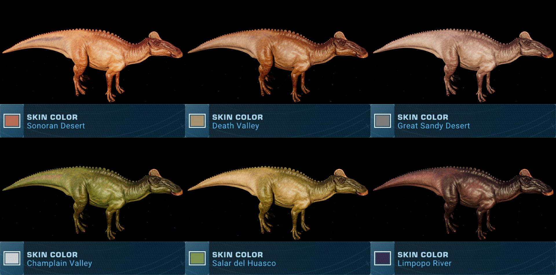 Steam Community :: Guide :: Ultimate Herbivore Skin Guide for JWE2 (A-L)