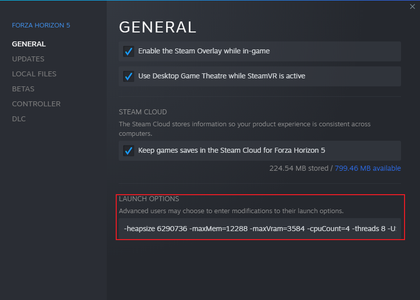 Steam Community Guide Optimization Launch Options
