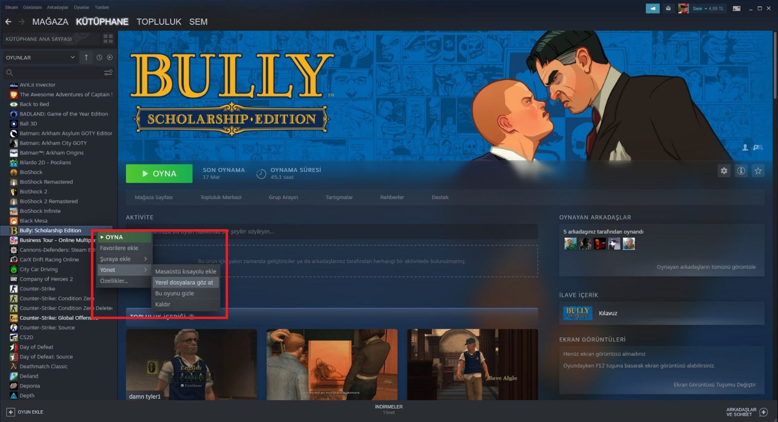 Steam Community :: Guide :: Bully Windows 10 Sorunu