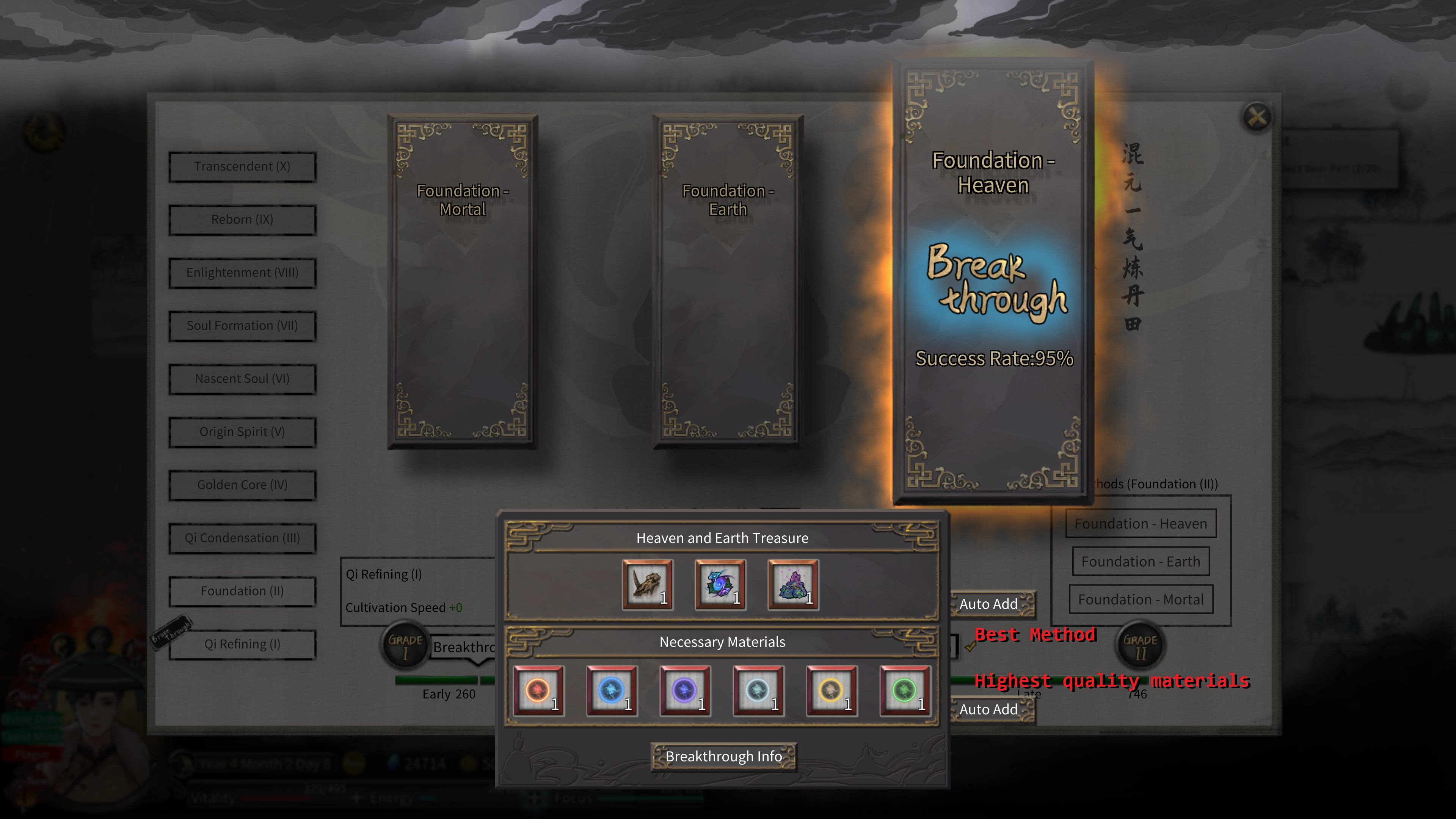 Steam Community :: Guide :: Immortal Breakthrough and Advance