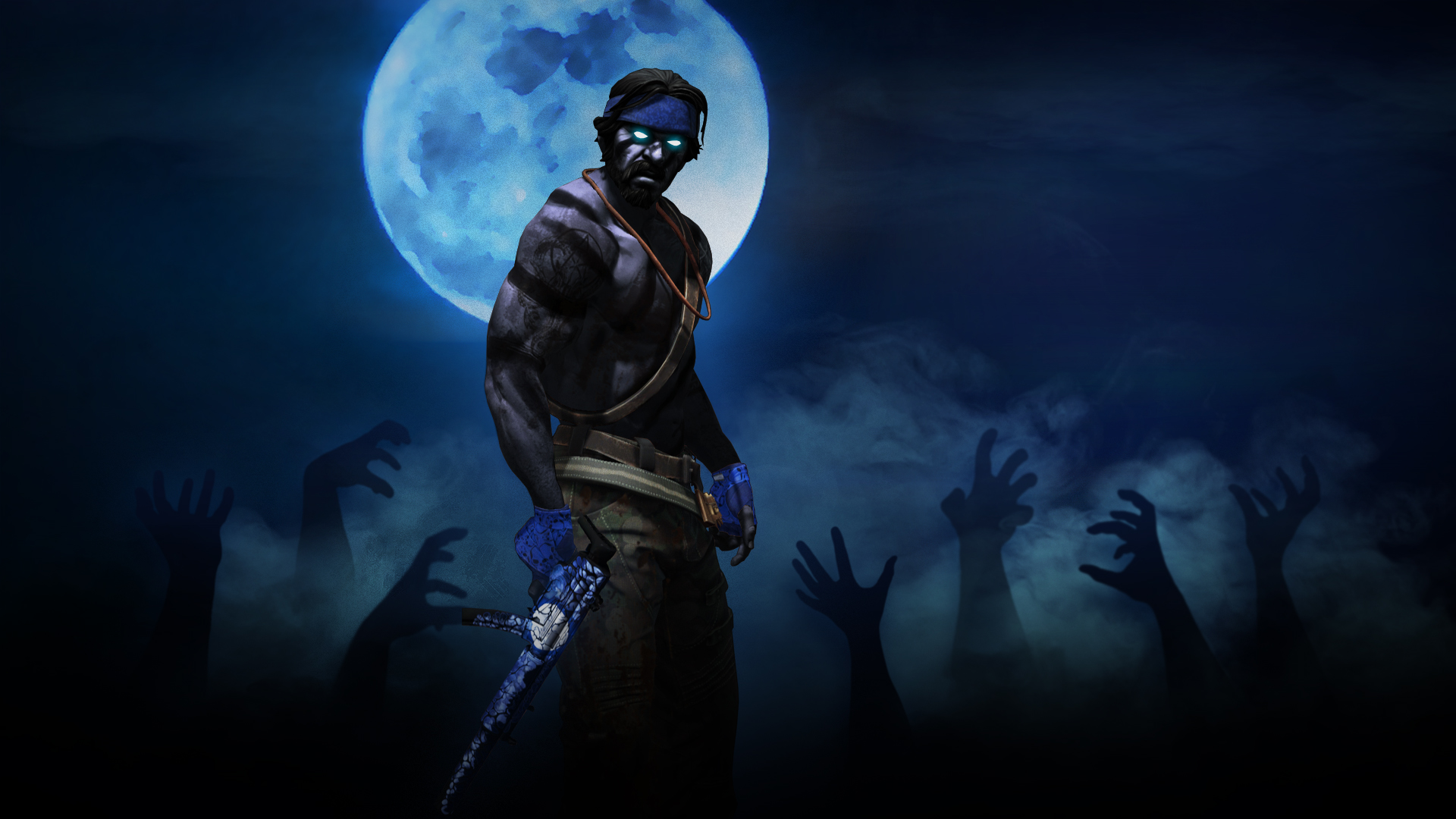 Steam Workshop::MP5-SD FREEZING MOON [dark]
