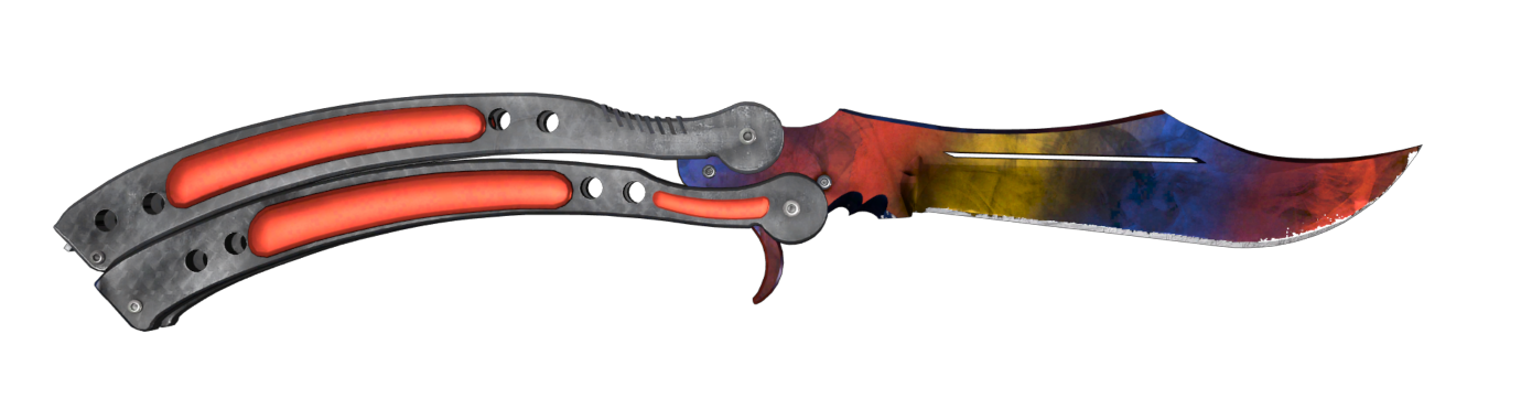 Steam Community :: Guide :: Butterfly Knife "Marble Fade" Max Red Tip ...