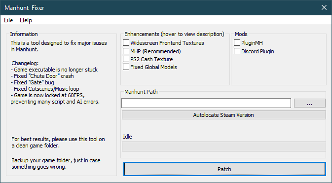 Steam Community :: Guide :: Solución a Fix/Bugs Manhunt - (Manhunt Fixer)