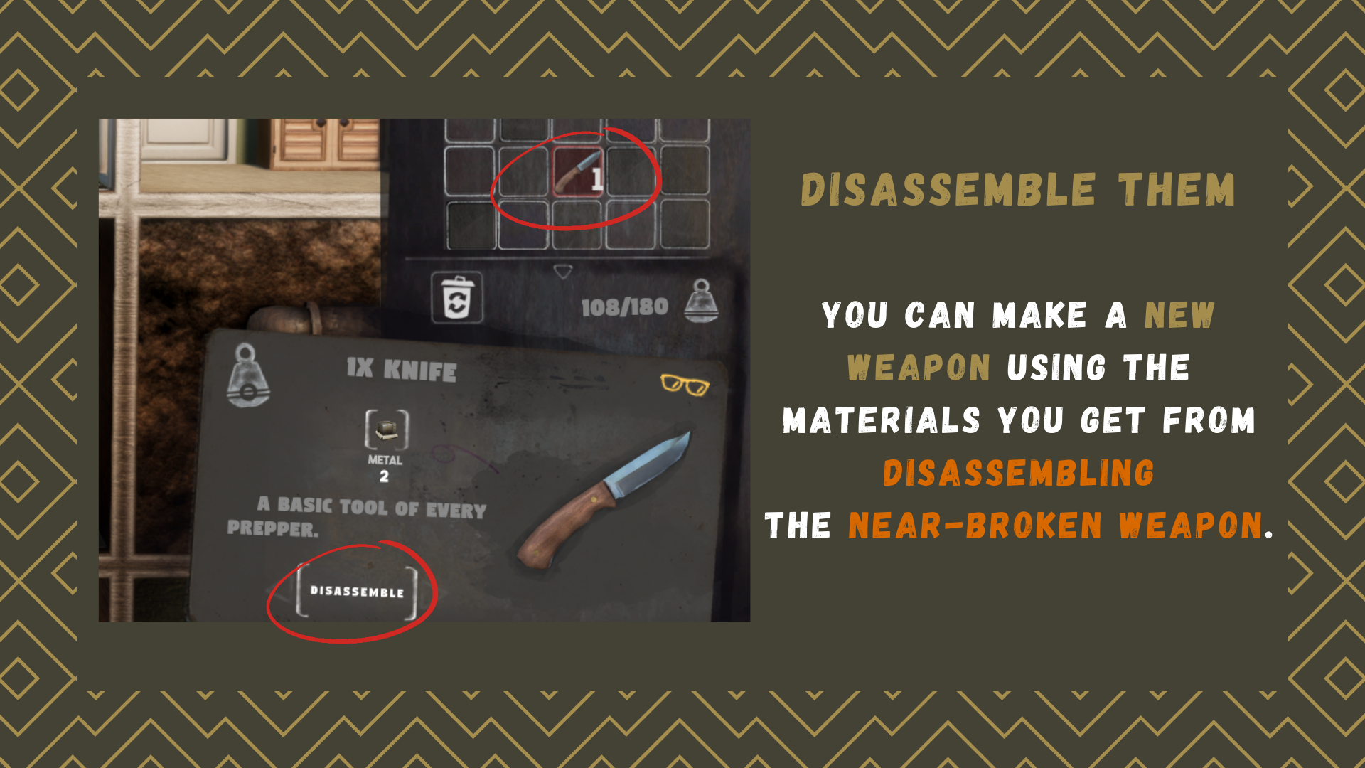 Steam Community :: Guide :: Mr. Prepper: Weapon Salvaging Guide