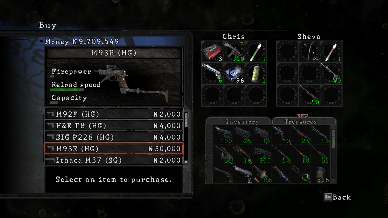 Steam Community :: Guide :: Resident Evil 5 All Weapons