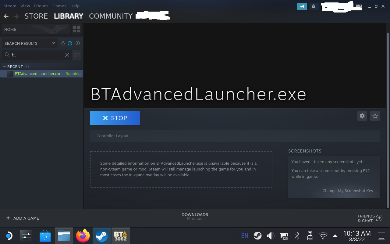 Steam Community :: Guide :: How to get BTA 3062 working on Steam Deck.