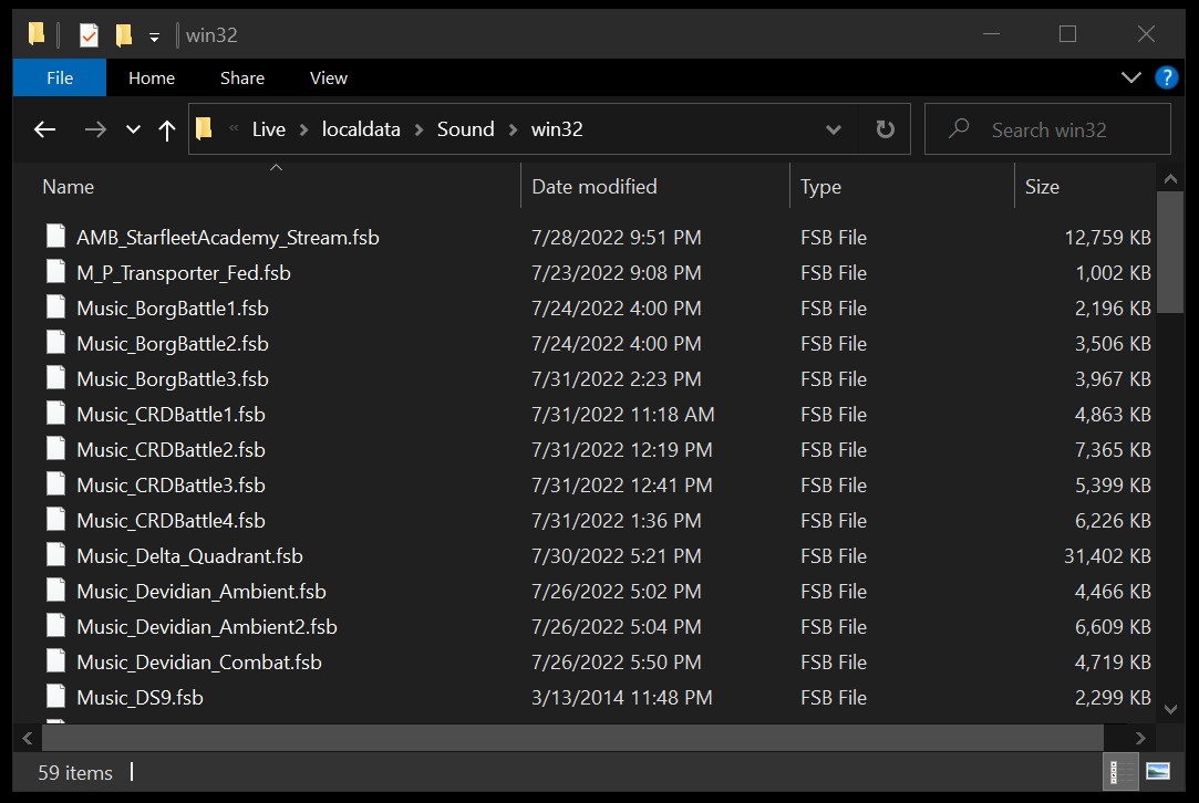 Steam Community :: Guide :: Complete audio conversion mods: STO TNG and ...