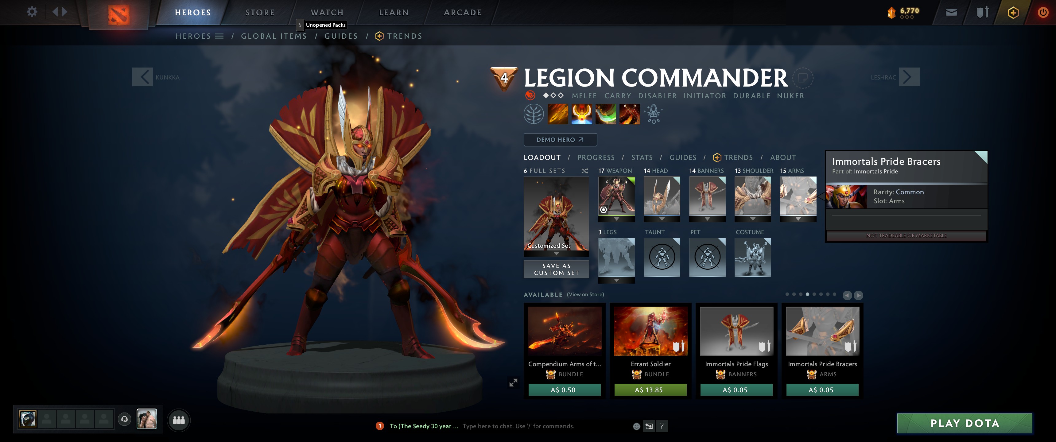 Legion Commander Cavern Set
