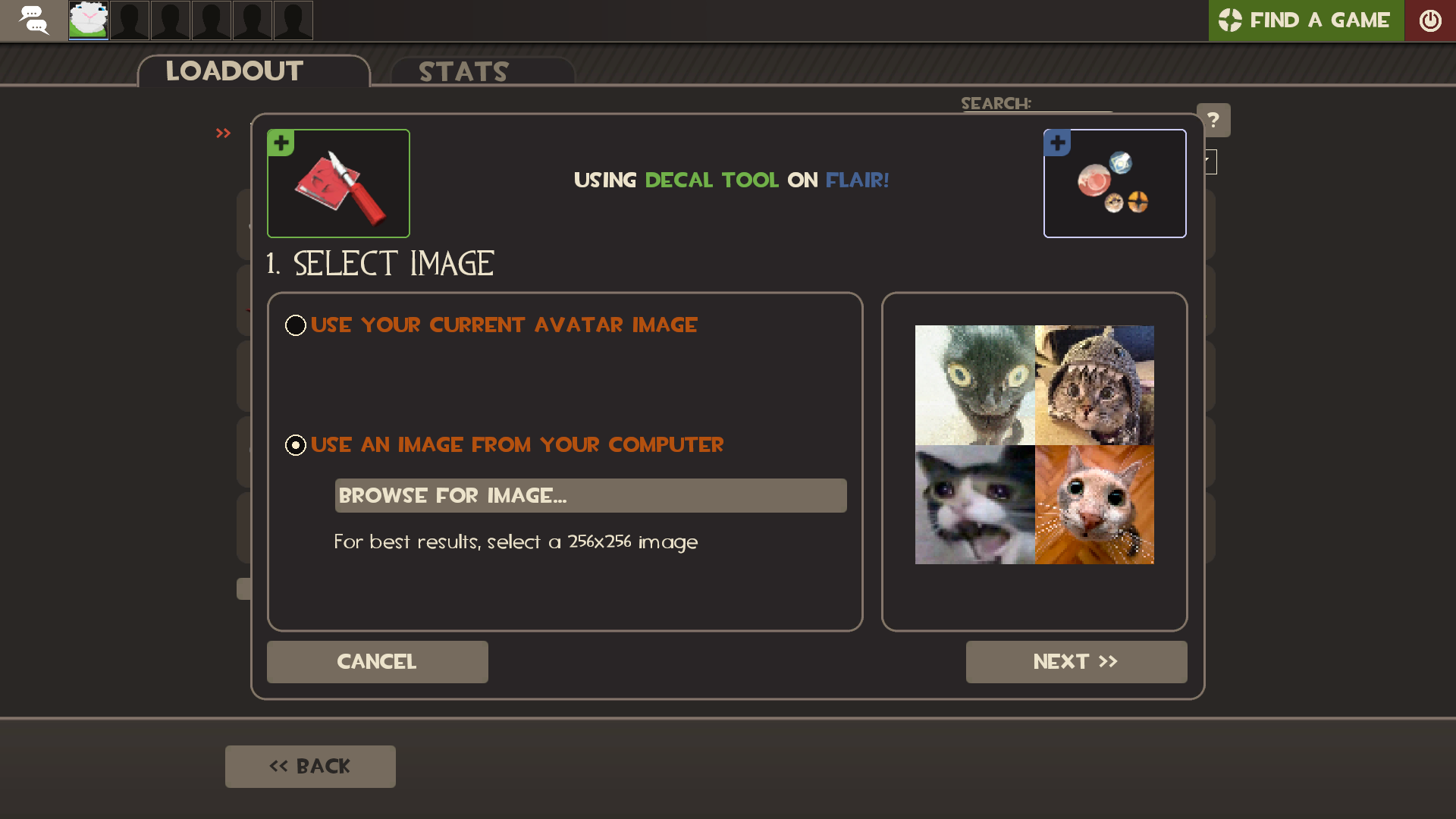 Steam Community :: Guide :: How add a custom image onto your "Flair ...