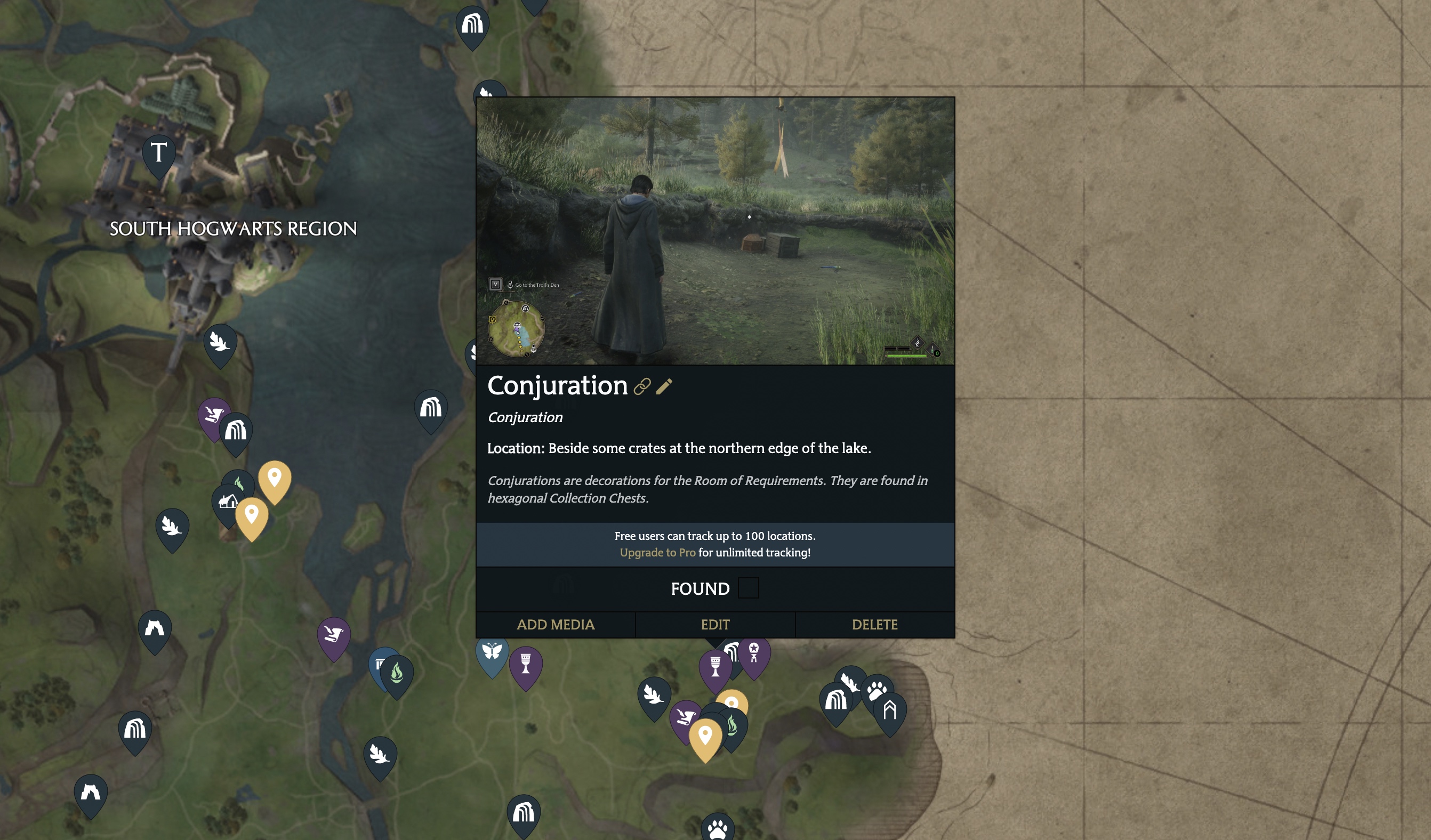 Steam Community :: Guide :: Hogwarts Legacy Interactive Collectibles Map