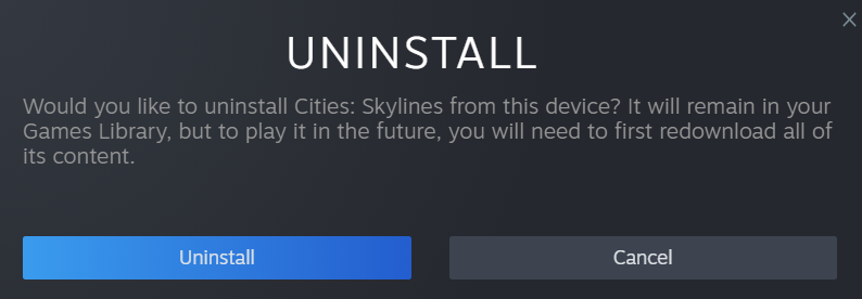 Steam Community :: Guide :: How to uninstall this game?