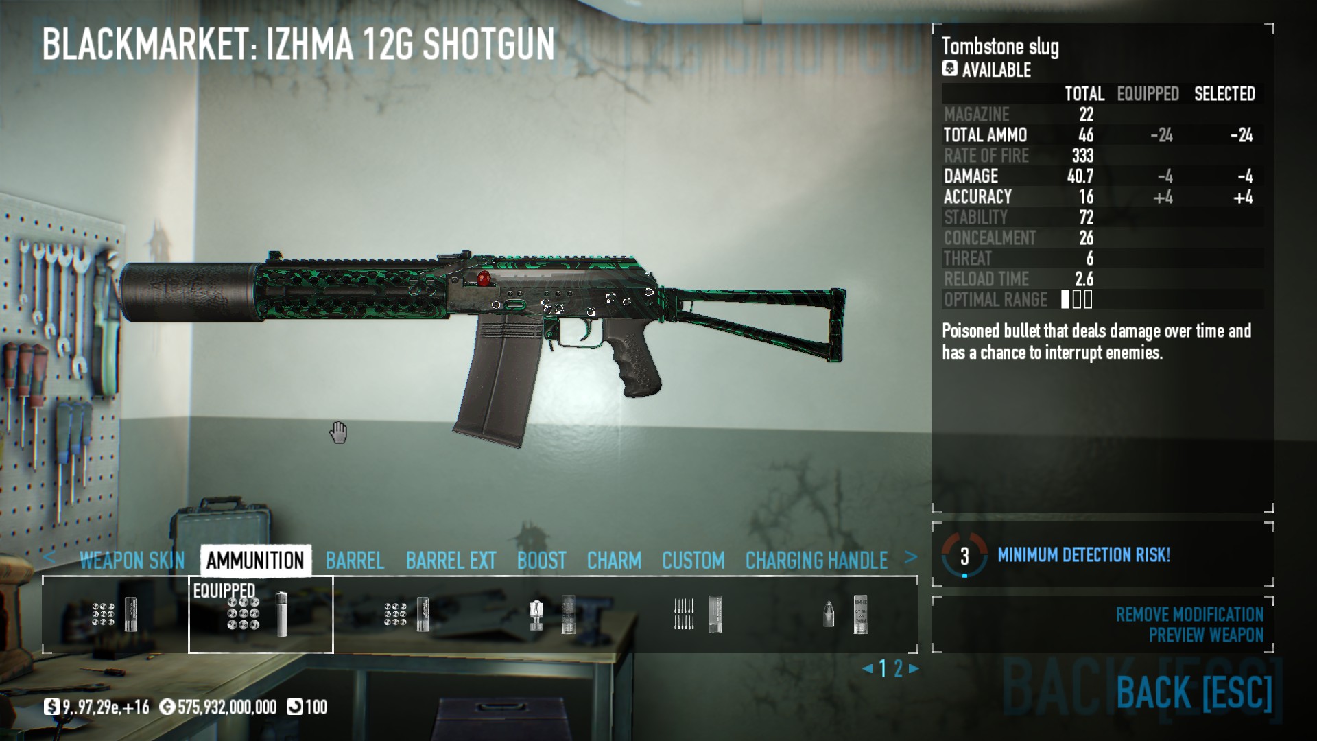 Steam Community :: Guide :: Build d'un Heister Infamie 500, DSOD viable