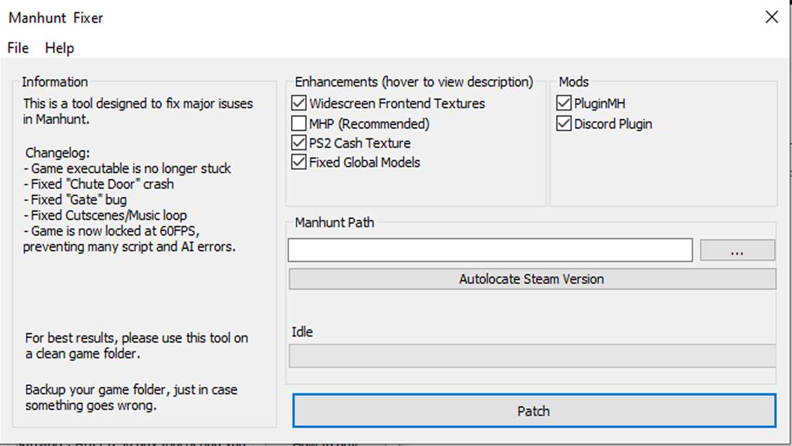 Steam Community :: Guide :: Manhunt - Steam Deck fix