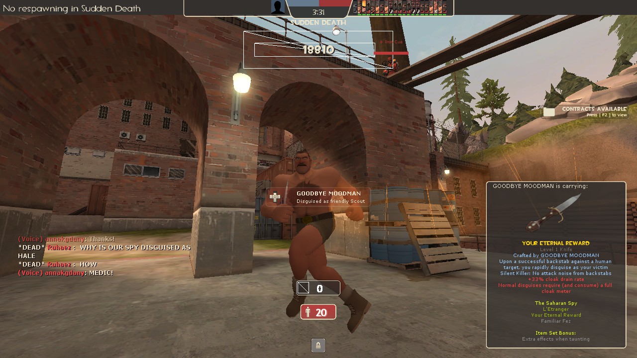 Steam Community :: Guide :: How to become Saxton Hale.... as the Spy ...