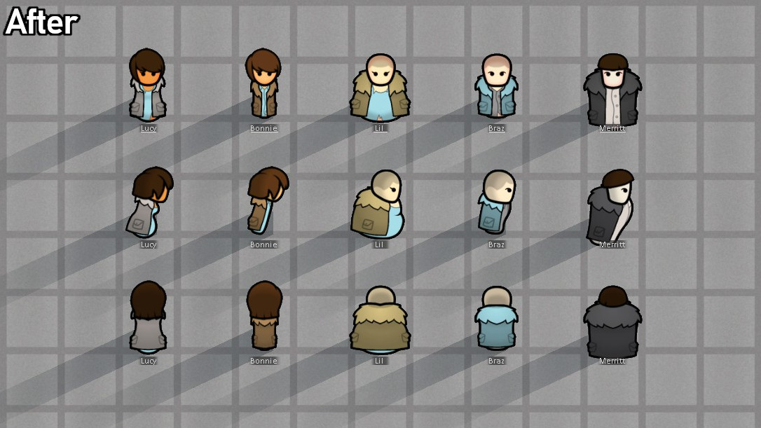 Slightly Better Parka Retexture Mod ⋆ RimWorld Base
