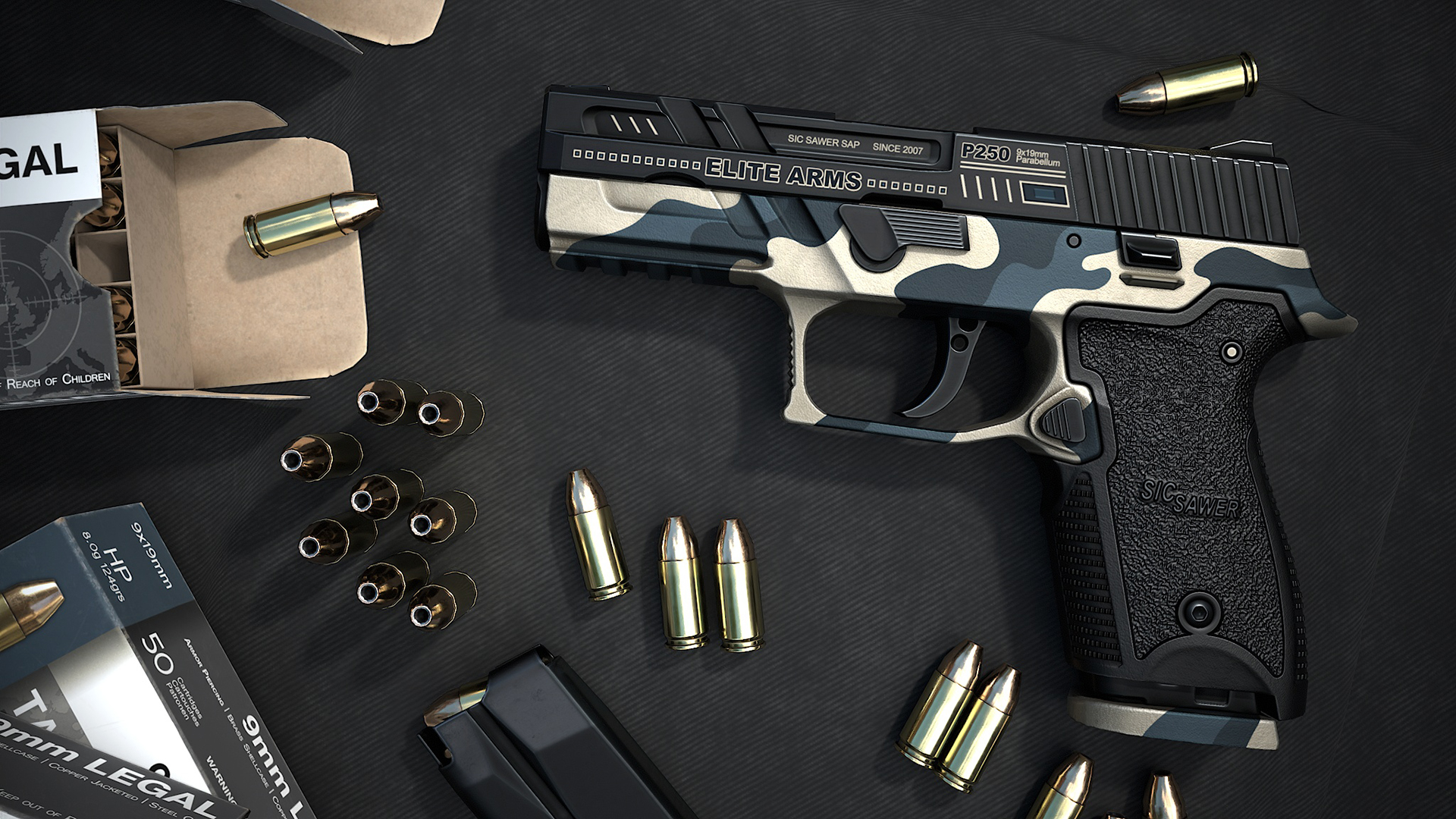 Steam Workshop::P250 ELITE CAMO [winterized]