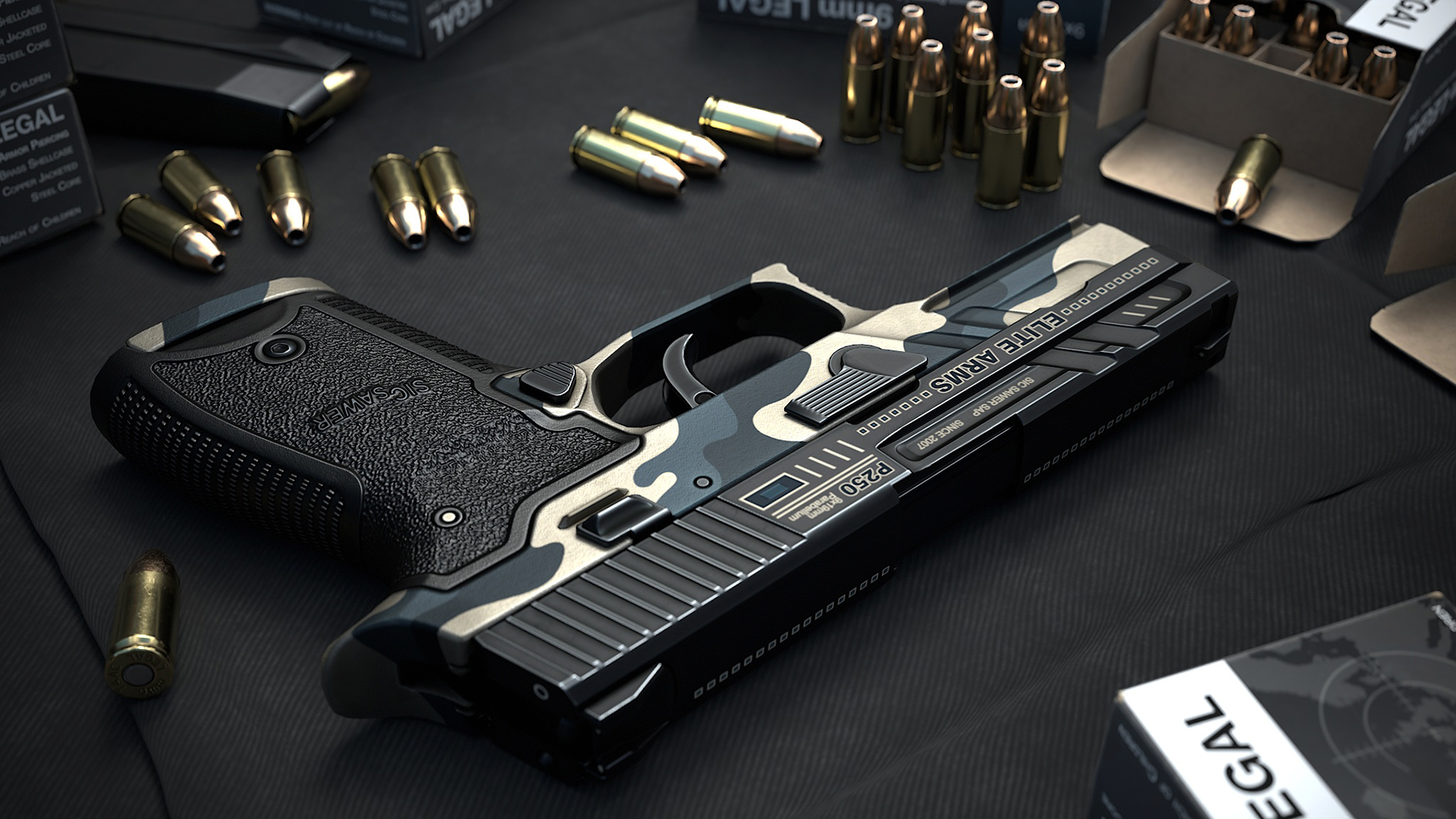Steam Workshop::P250 ELITE CAMO [winterized]