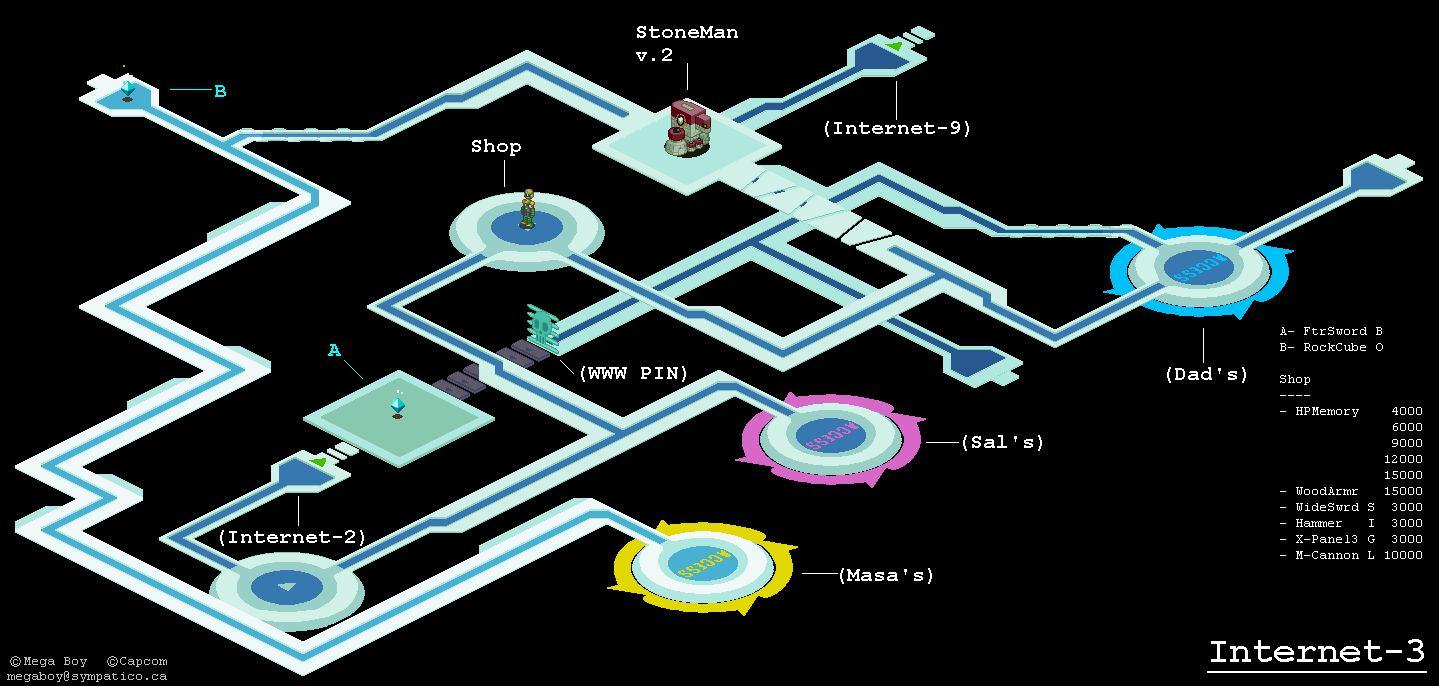 Steam Community :: Guide :: Megaman Battle Network 1 - Maps