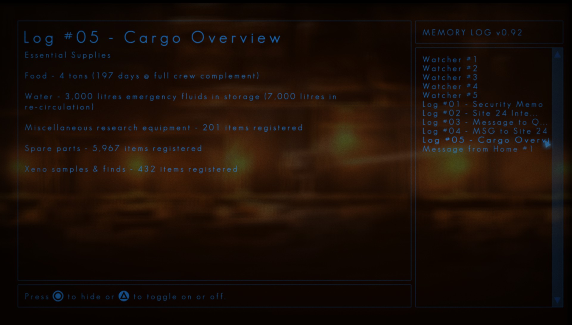 Steam Community :: Guide :: Memory Log Complete Guide (Watcher Entries ...
