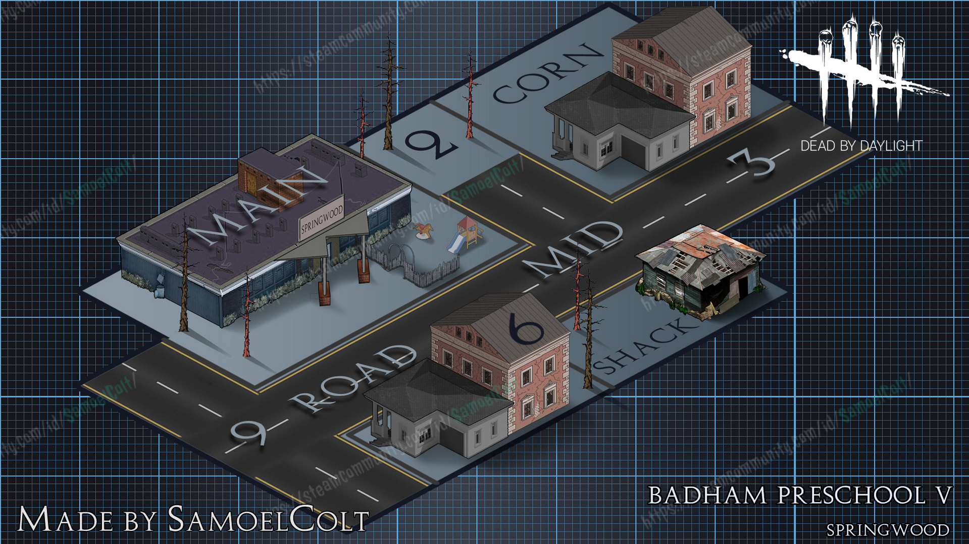 Steam Community :: Guide :: Dead by Daylight - Maps (isometric) update ...